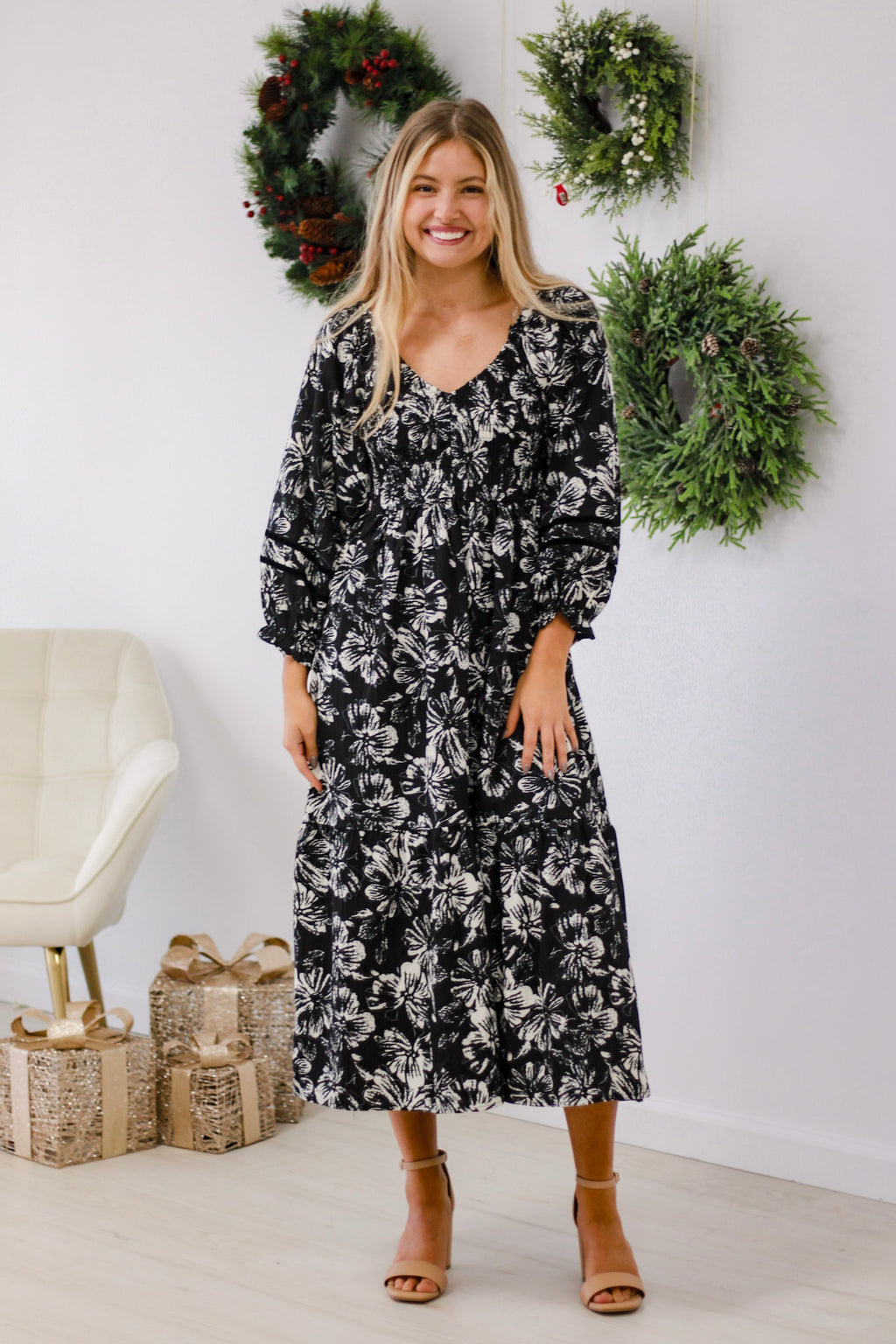 All I Want Floral Dress – Allure Clothing Boutique