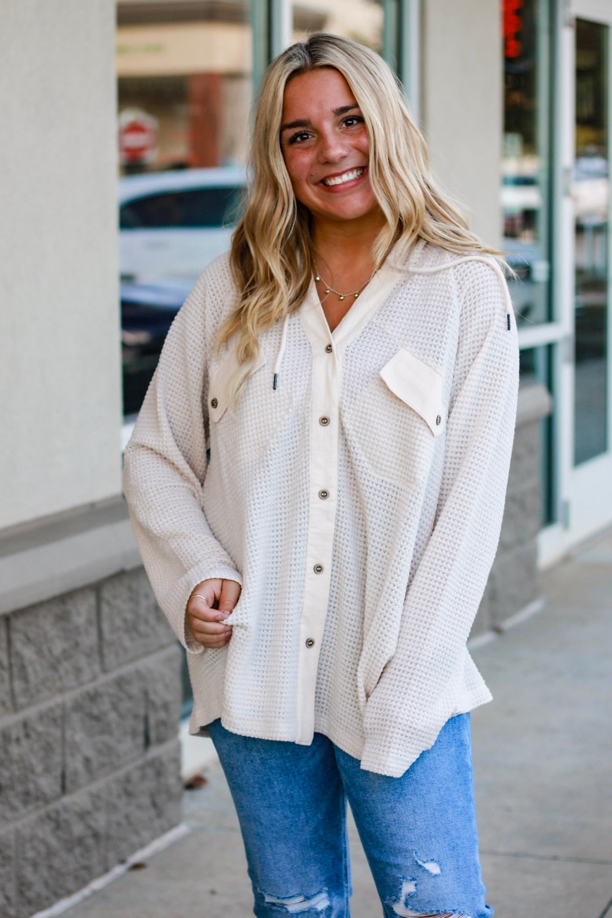 Happy Hayride Top in Cream - Allure Clothing Boutique