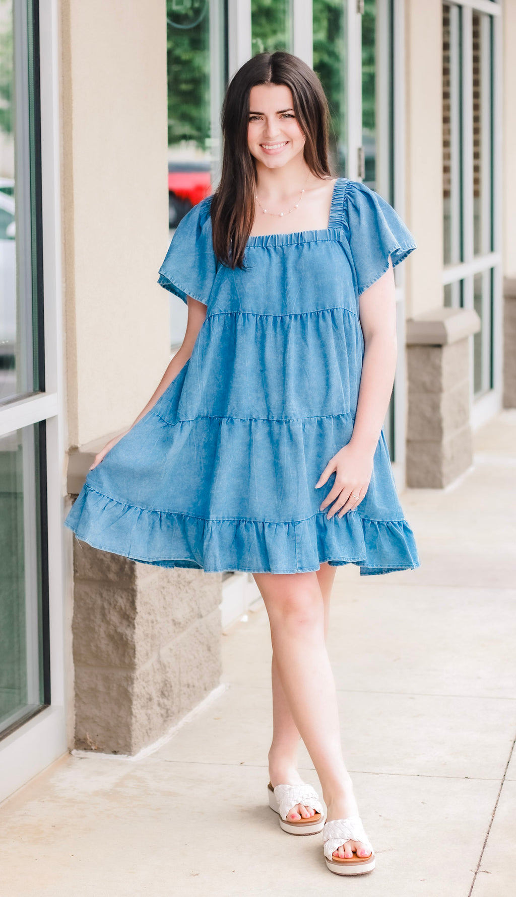 Recess Denim Dress – Allure Clothing Boutique