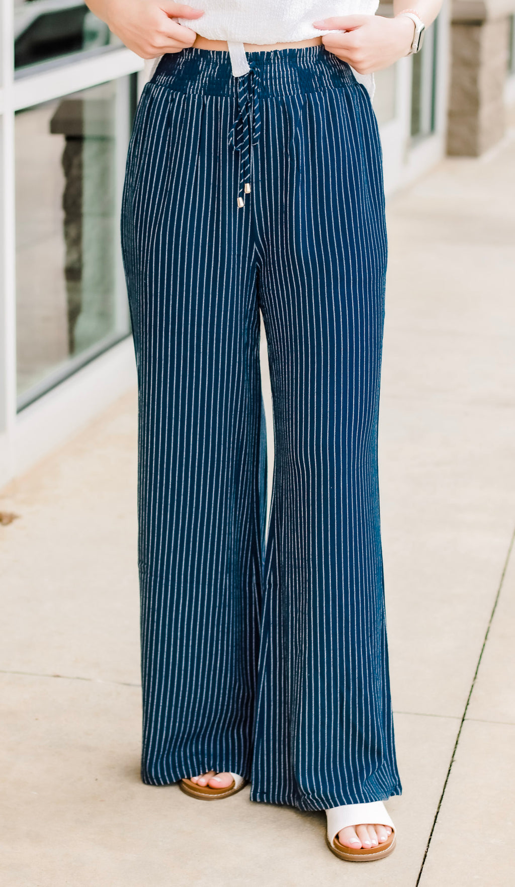 Walk On the Beach Stripped Pants – Allure Clothing Boutique
