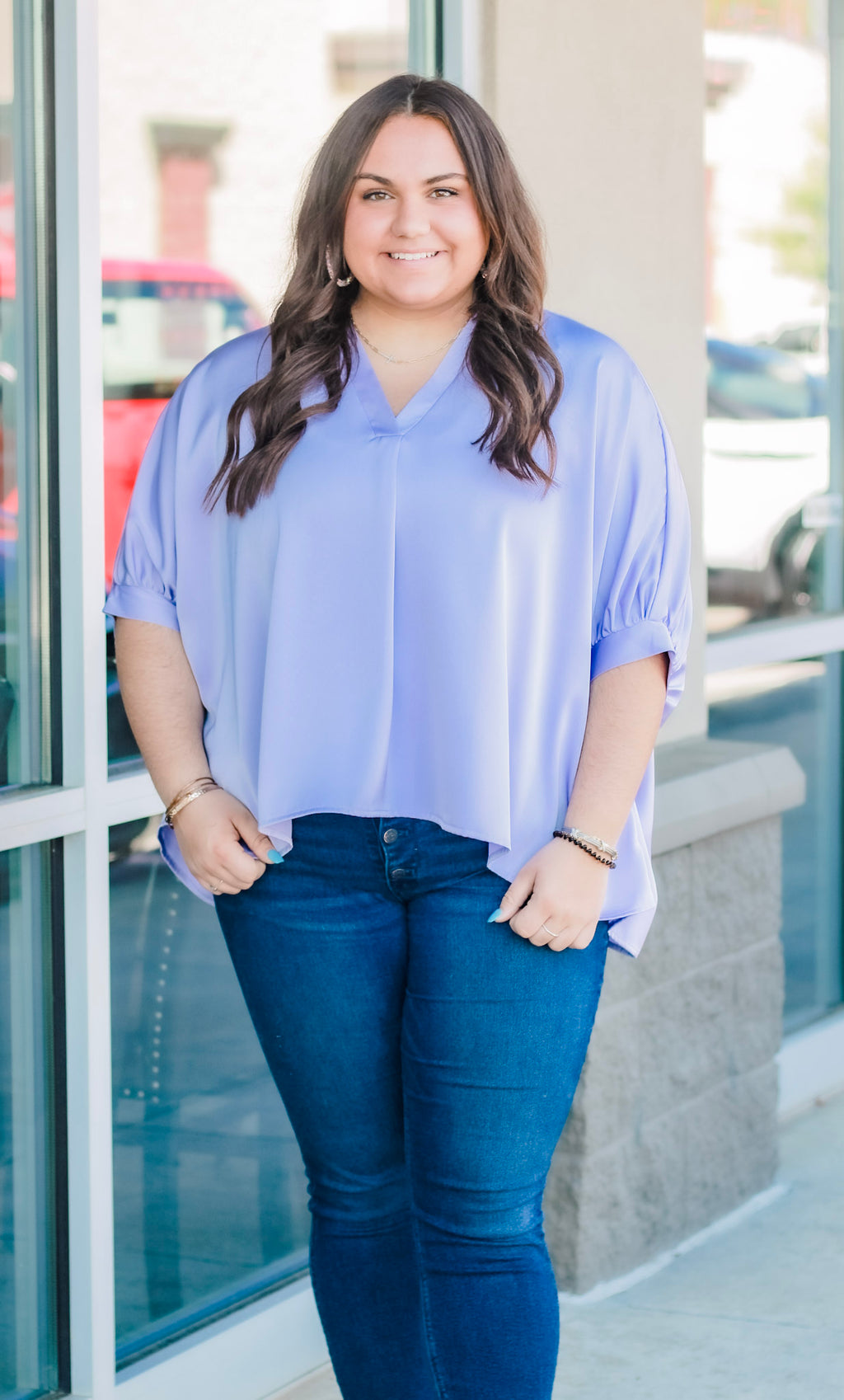 Living in Lavender Blouse – Allure Clothing Boutique