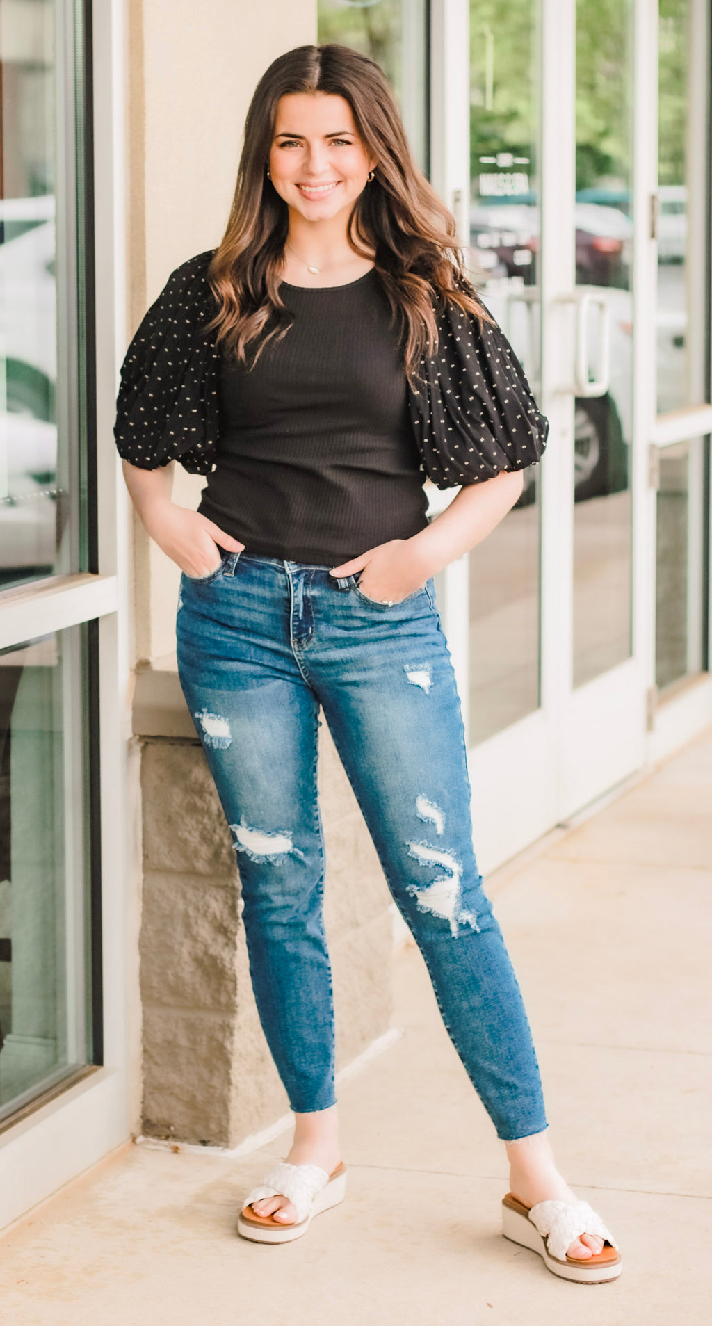 It's the Occasion Puff Sleeve Top – Allure Clothing Boutique